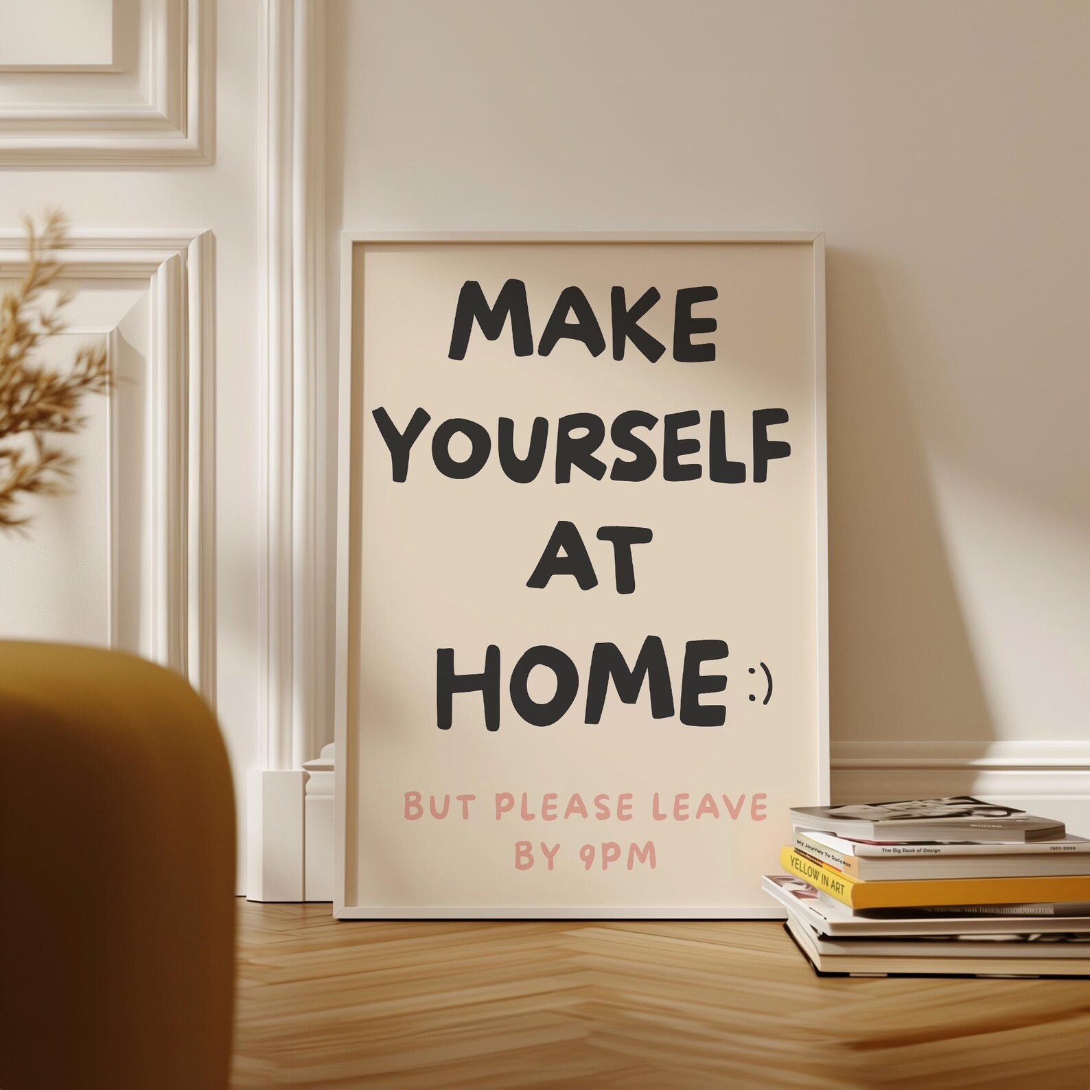 Make Yourself at Home Print, Welcome Poster, Hallway Art, Entry Way ...