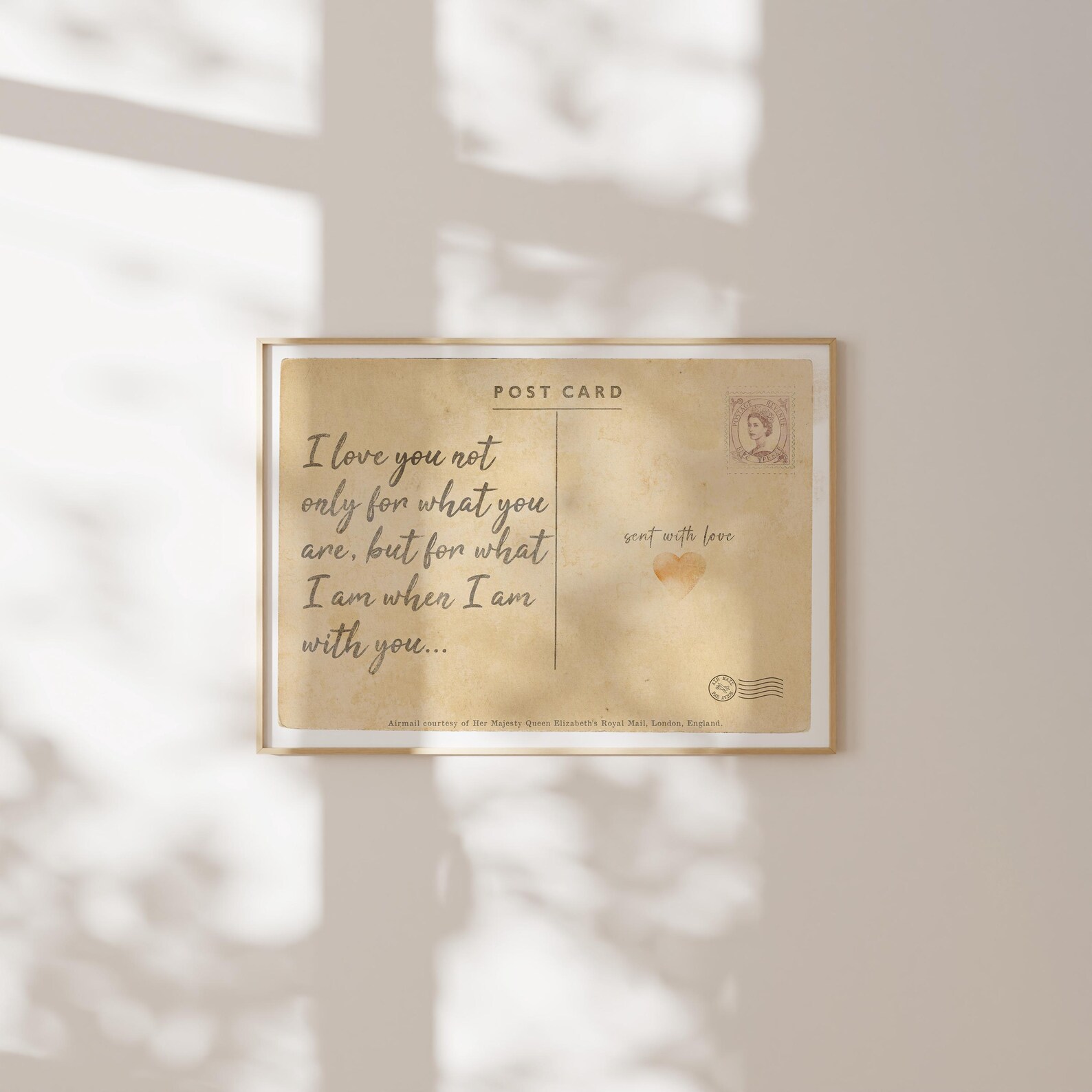Trendy Vintage Post Card Wall Art | Retro Dorm Room Decor Girly Poster ...