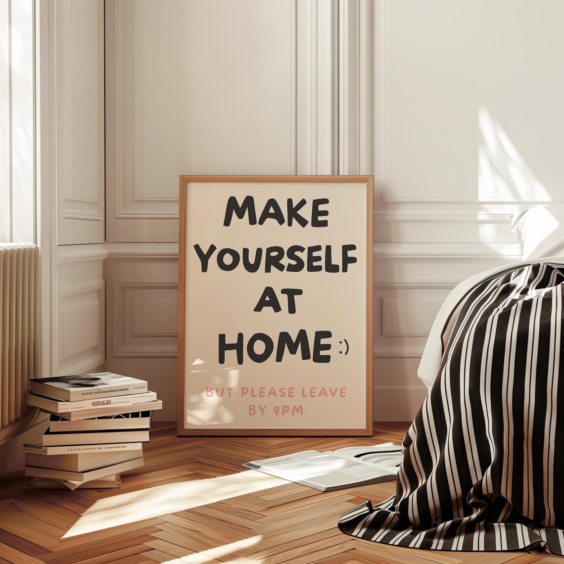 Make Yourself at Home Print, Welcome Poster, Hallway Art, Entry Way ...