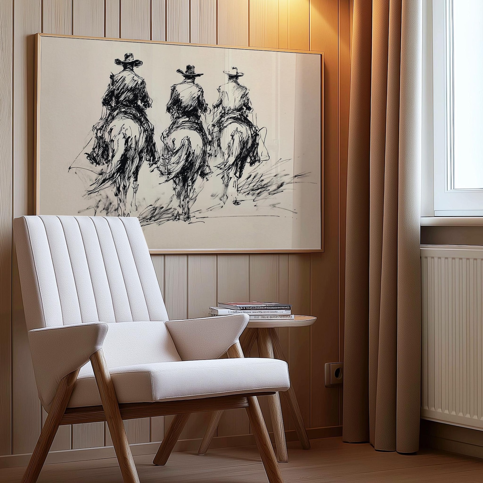 Vintage Cowboys Print Wild West Poster Western Cowboy Wall Art Rustic ...