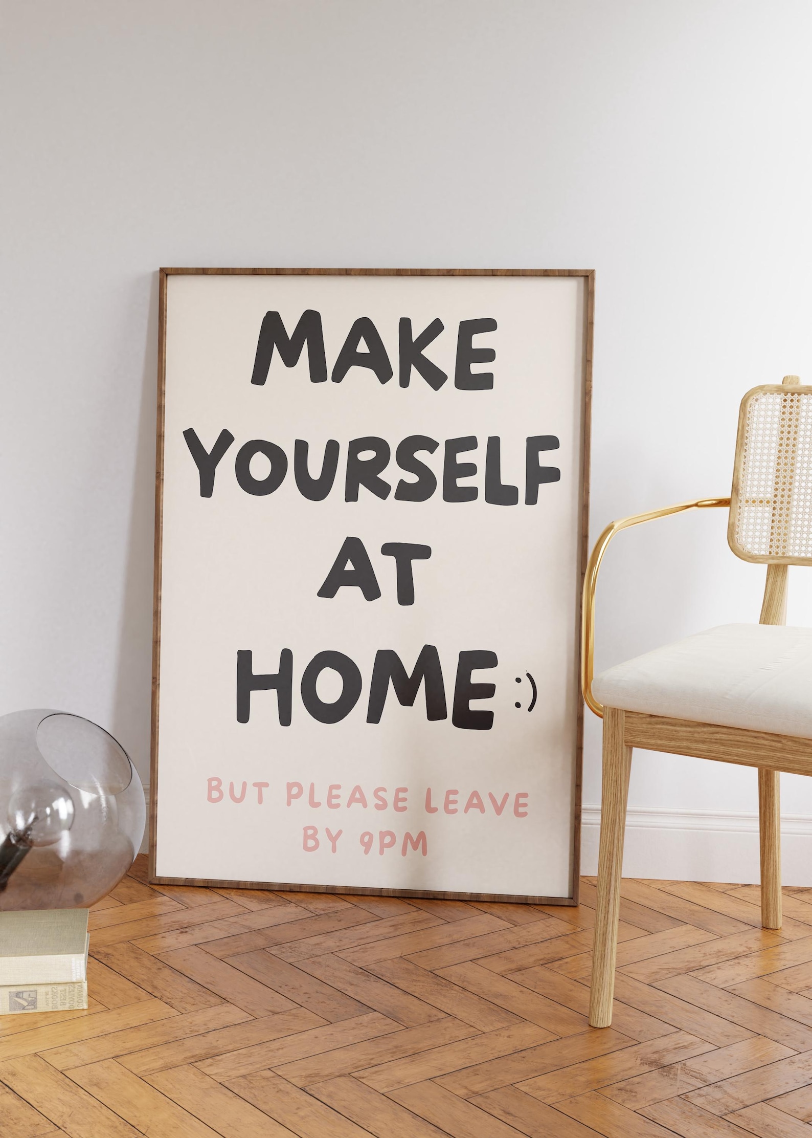 Make Yourself at Home Print, Welcome Poster, Hallway Art, Entry Way ...