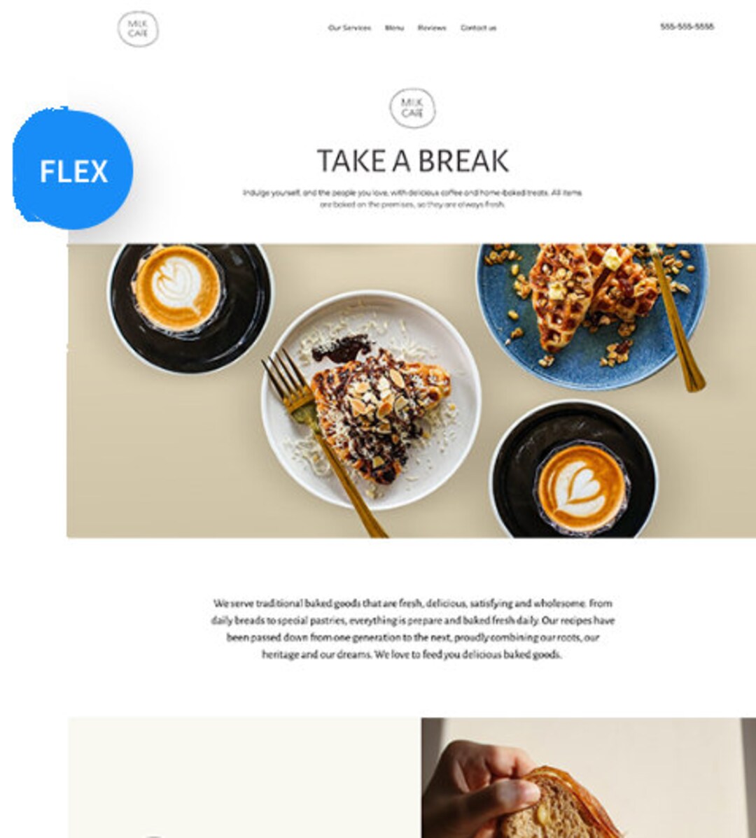 Coffee Shop Flex Website Template: Stylish, Seo-optimized, Responsive ...