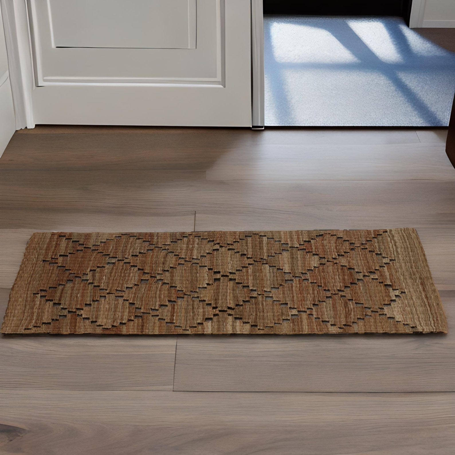 Front Door MAT, Natural Fiber Rugs, WOVEN RUG, Natural Palm Tree Fiber ...