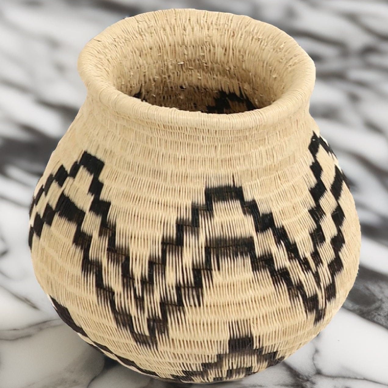 Xsmall Werregue Basket Vessel/ Fine Art Hand Woven Base / - Etsy