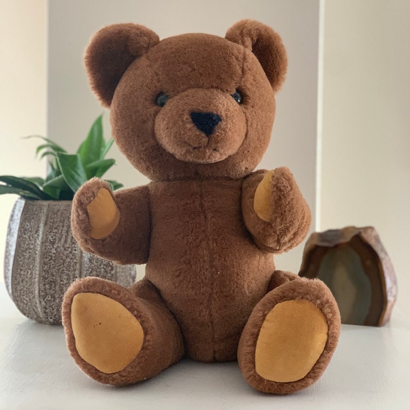 Leather Teddy Bear - Etsy
