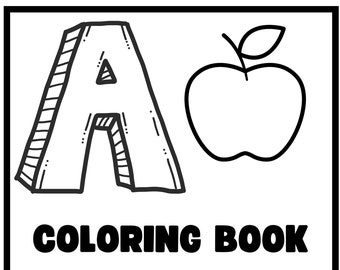 26 Printable Alphabet Coloring Worksheets, Preschool-kdg Phonics ...