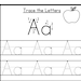 26 Printable Trace the Alphabet Worksheets, Preschool-kdg Phonics ...