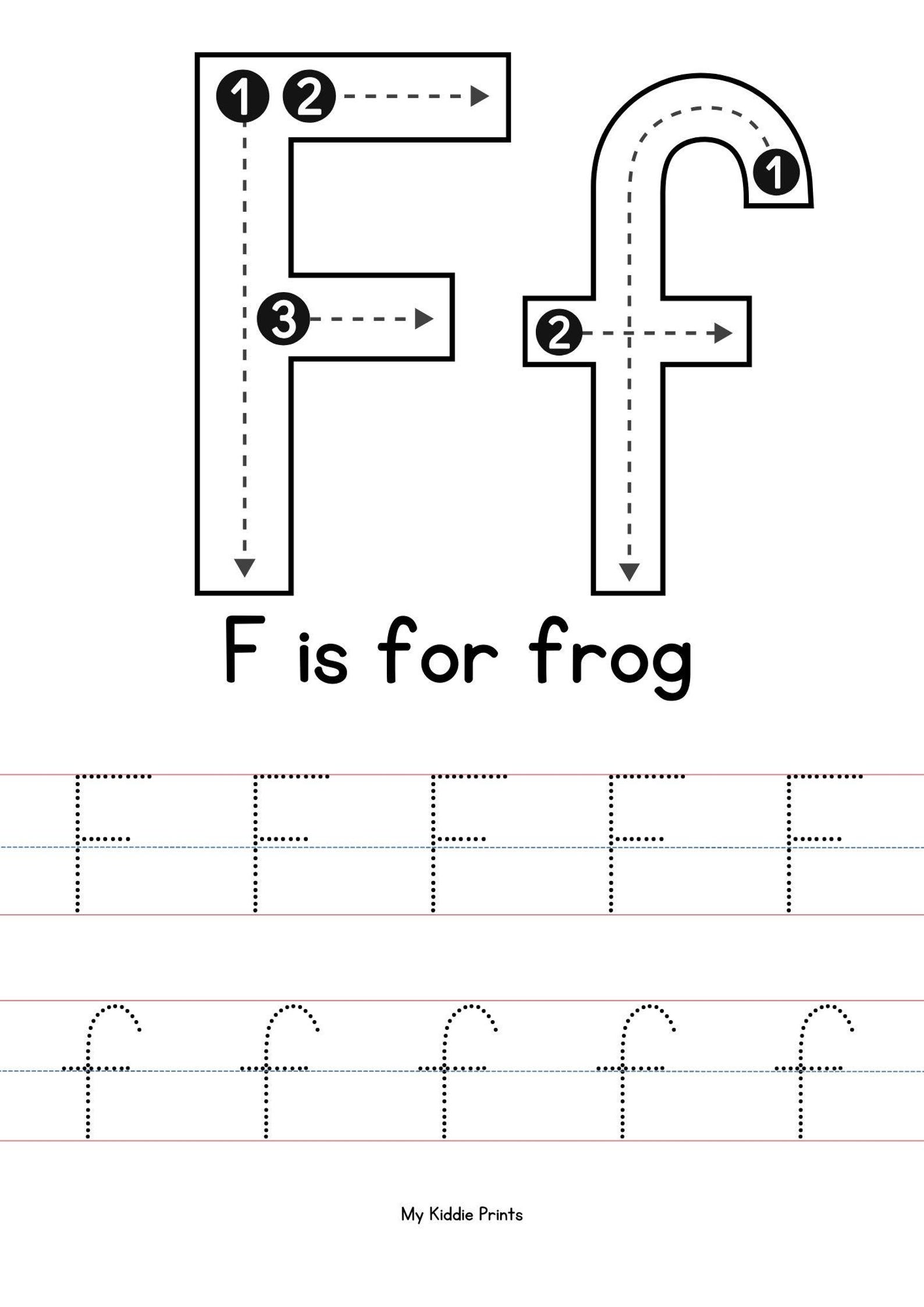 Printable Alphabet Tracing Worksheets for Preschoolers | A-Z Letter ...