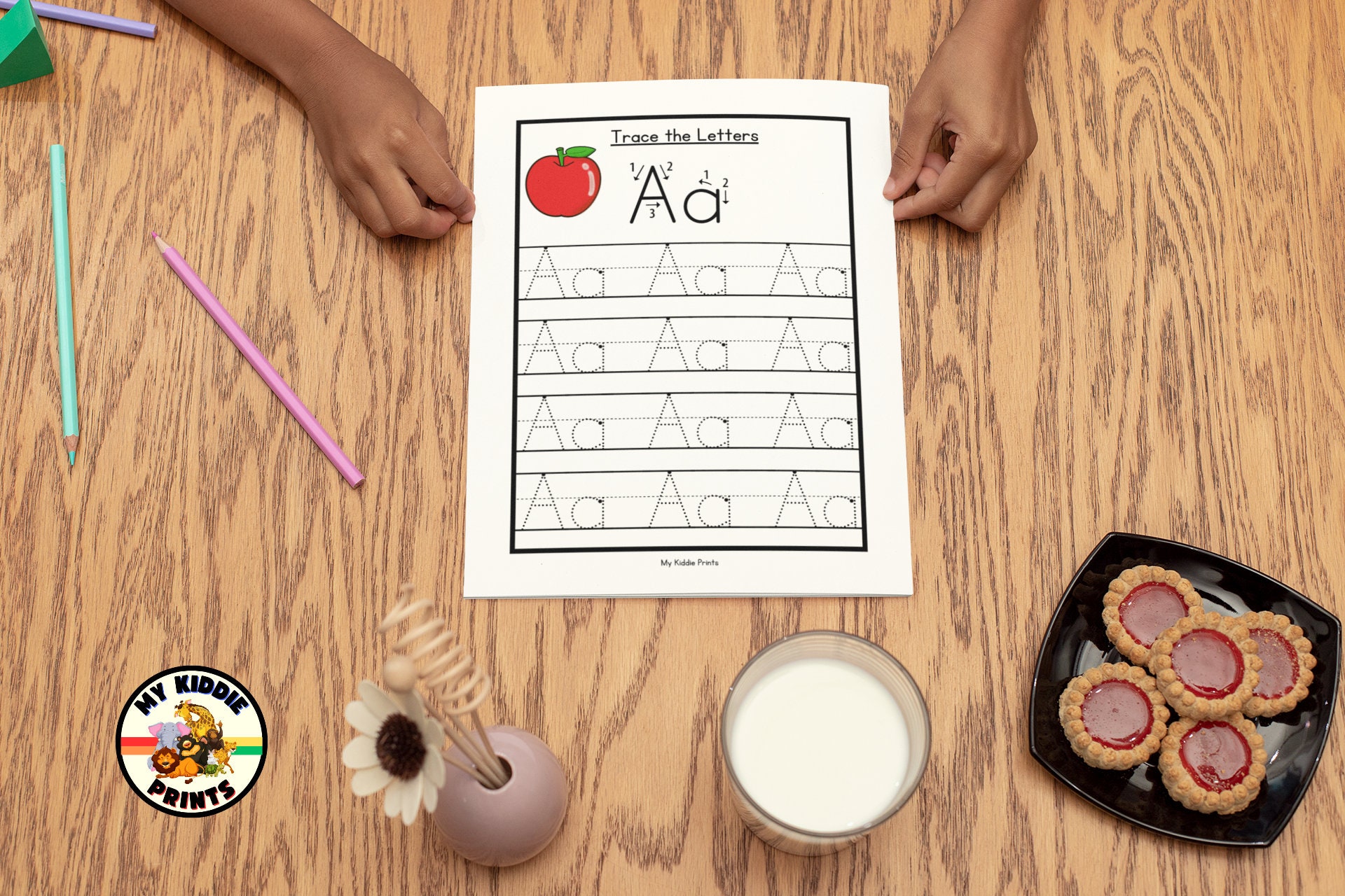 Preschool Tracing Worksheet, 26 Printable Trace the Alphabet Worksheets ...