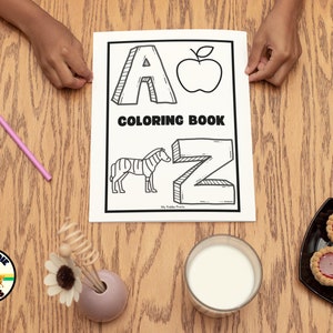 27 Printable Alphabet Coloring Book Worksheets, Preschool-kdg Phonics ...