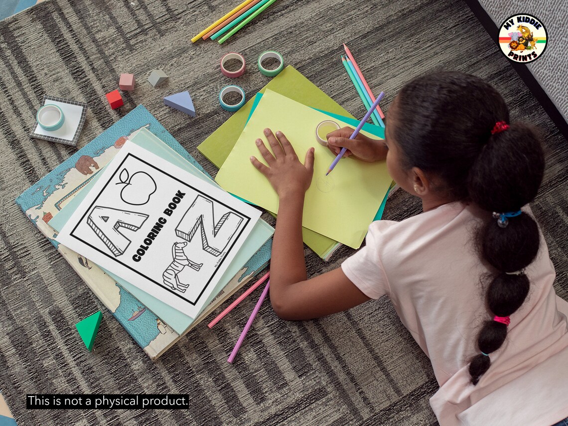 27 Printable Alphabet Coloring Book Worksheets, Preschool-kdg Phonics ...