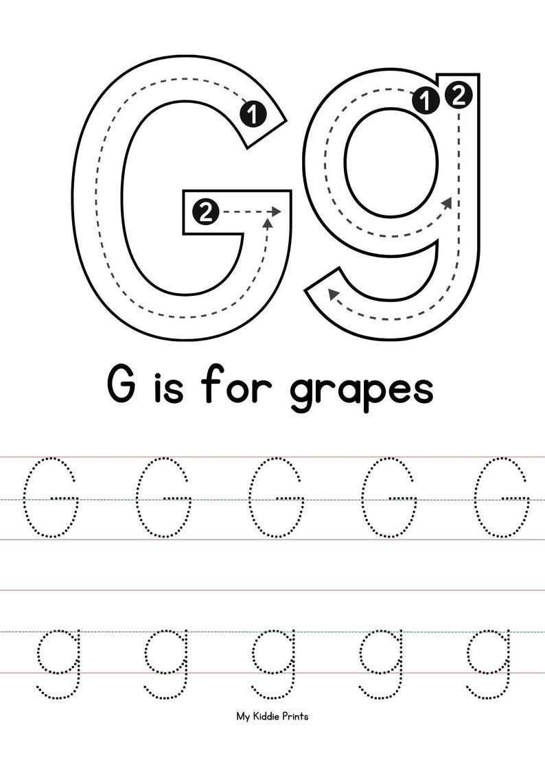 Printable Alphabet Tracing Worksheets for Preschoolers | A-Z Letter ...