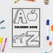 27 Printable Alphabet Coloring Book Worksheets, Preschool-kdg Phonics ...