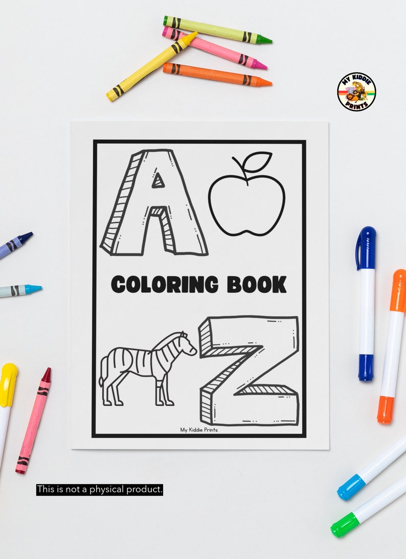 27 Printable Alphabet Coloring Book Worksheets, Preschool-kdg Phonics ...
