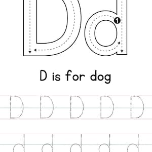 Printable Alphabet Tracing Worksheets for Preschoolers | A-Z Letter ...