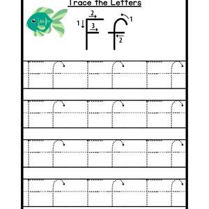 Preschool Tracing Worksheet, 26 Printable Trace the Alphabet Worksheets ...