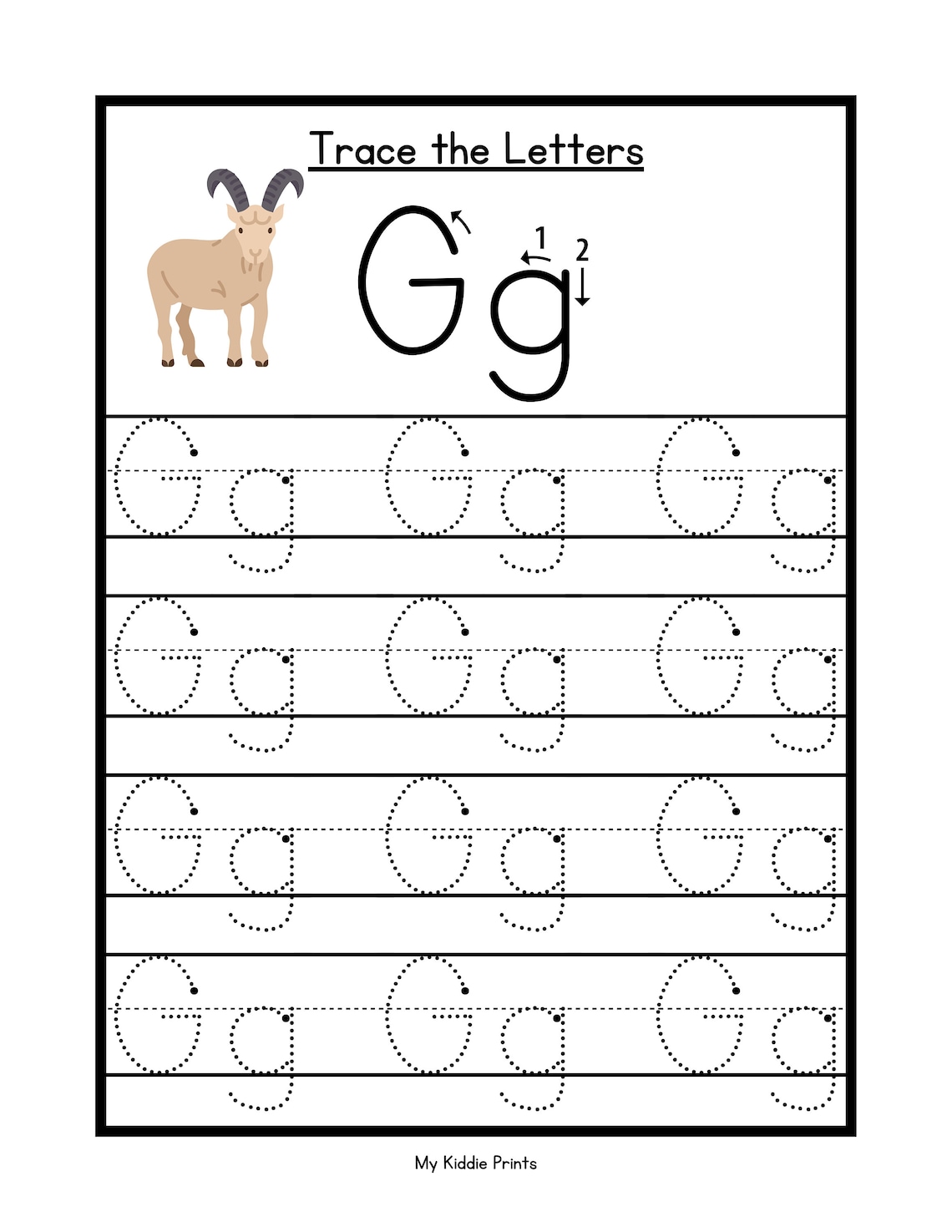 Preschool Tracing Worksheet, 26 Printable Trace the Alphabet Worksheets ...