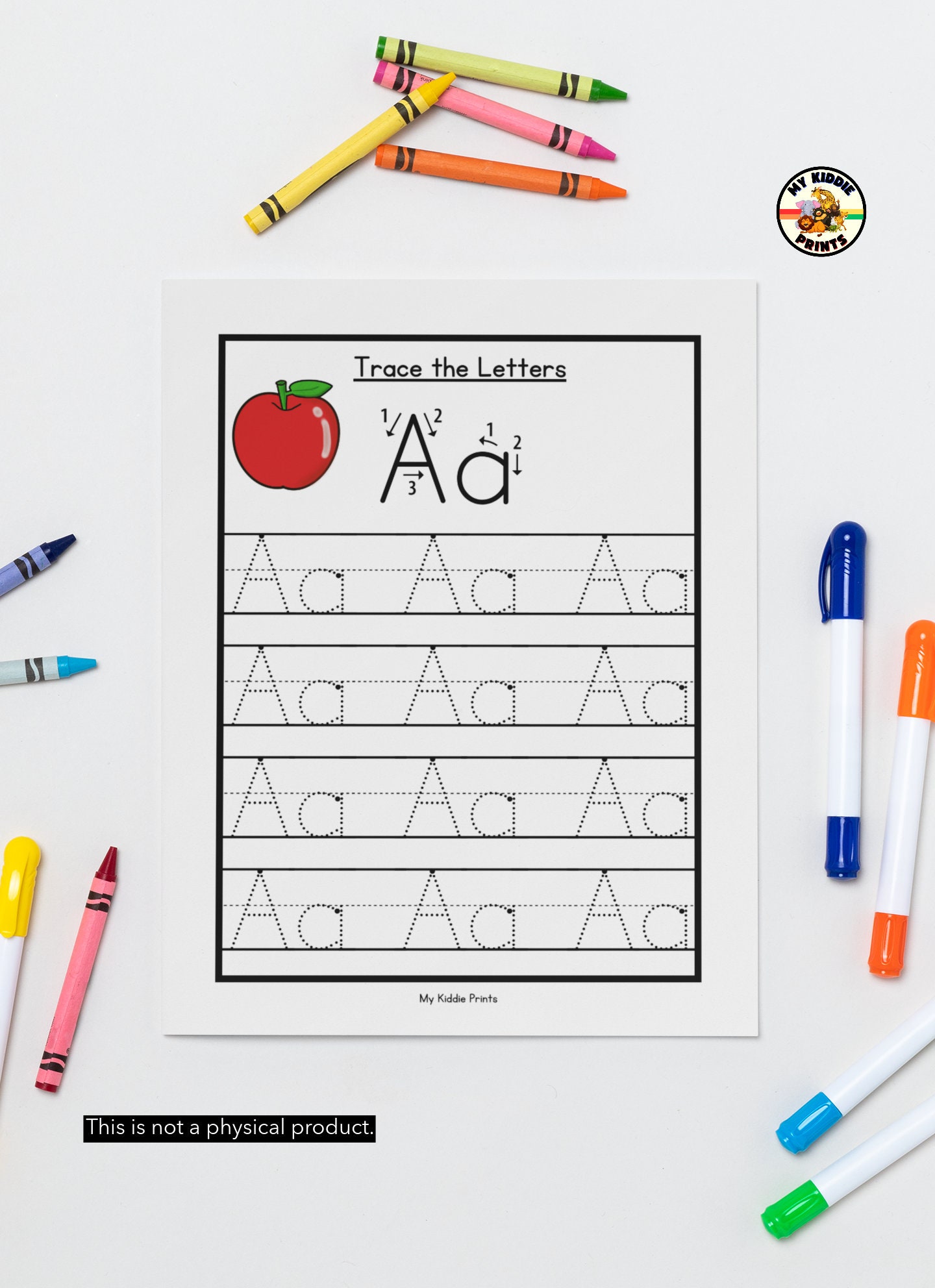 Preschool Tracing Worksheet, 26 Printable Trace the Alphabet Worksheets ...