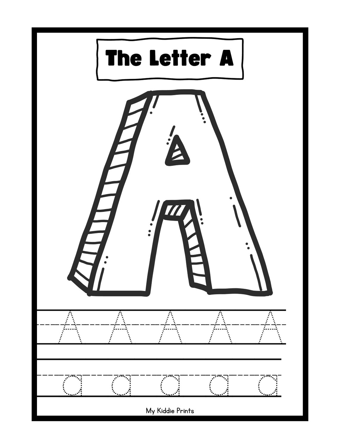 27 Page Alphabet Coloring Book Worksheets, Preschool-kdg Phonics ...