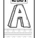27 Page Alphabet Coloring Book Worksheets, Preschool-kdg Phonics ...