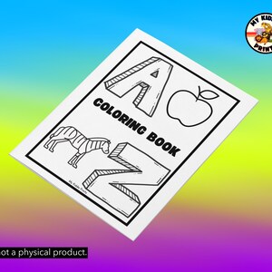 27 Printable Alphabet Coloring Book Worksheets, Preschool-kdg Phonics ...