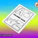 27 Printable Alphabet Coloring Book Worksheets, Preschool-kdg Phonics ...