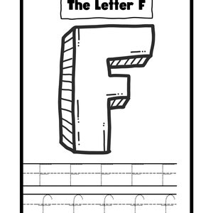 27 Page Alphabet Coloring Book Worksheets, Preschool-kdg Phonics ...