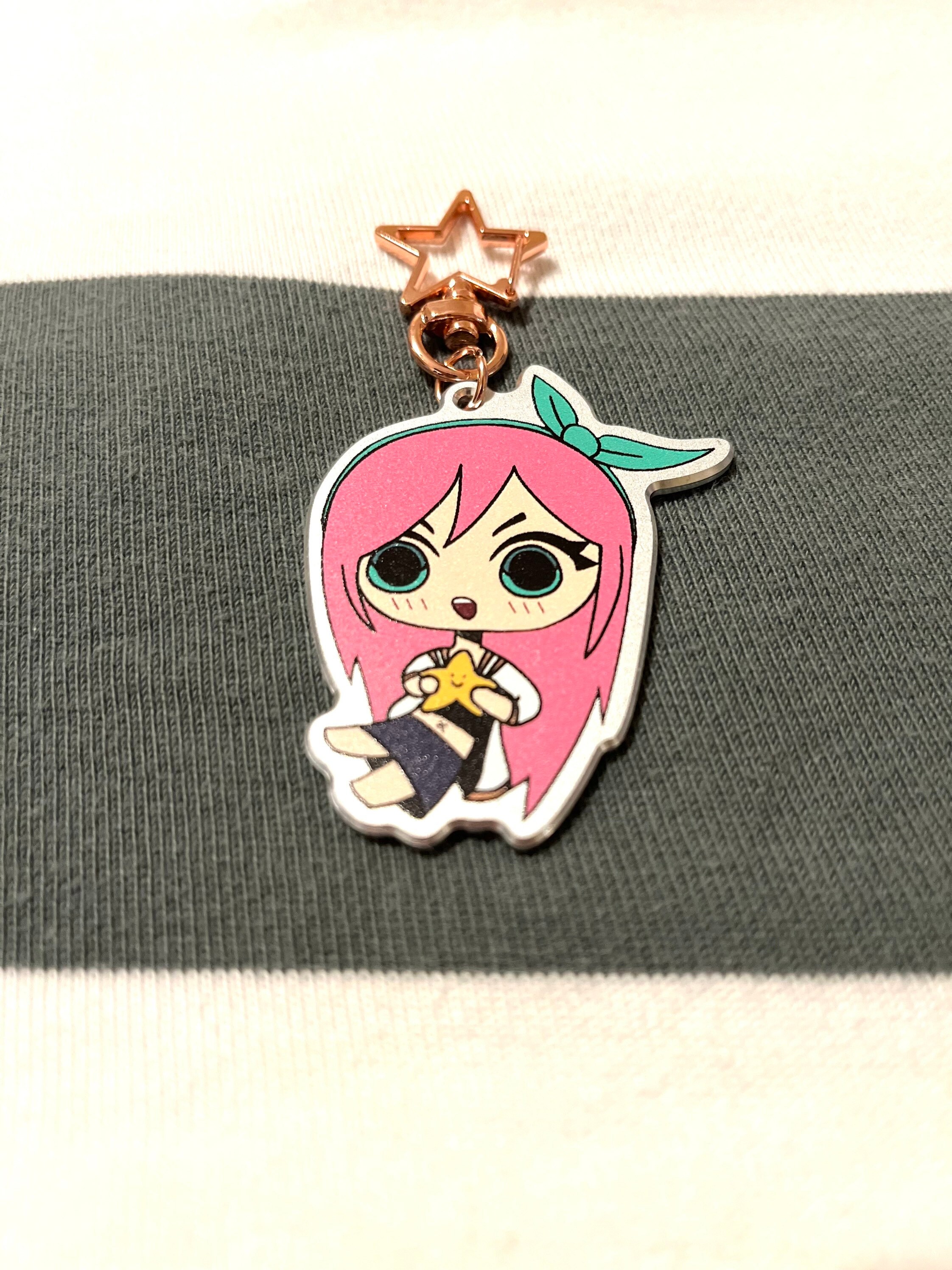 AUBREY KEYCHAIN!!! Fanmade Omori Aluminum Alloy Keychain - Star Themed ...