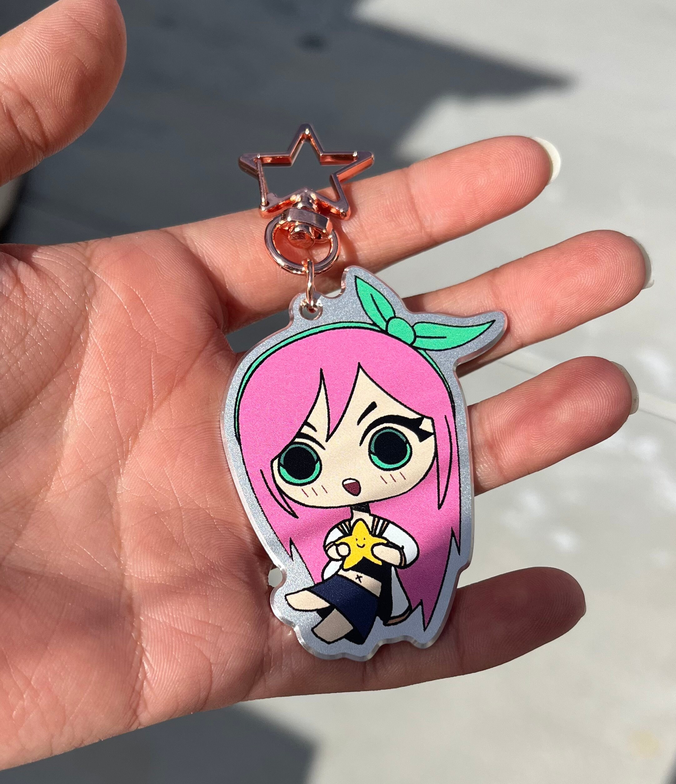 AUBREY KEYCHAIN!!! Fanmade Omori Aluminum Alloy Keychain - Star Themed ...