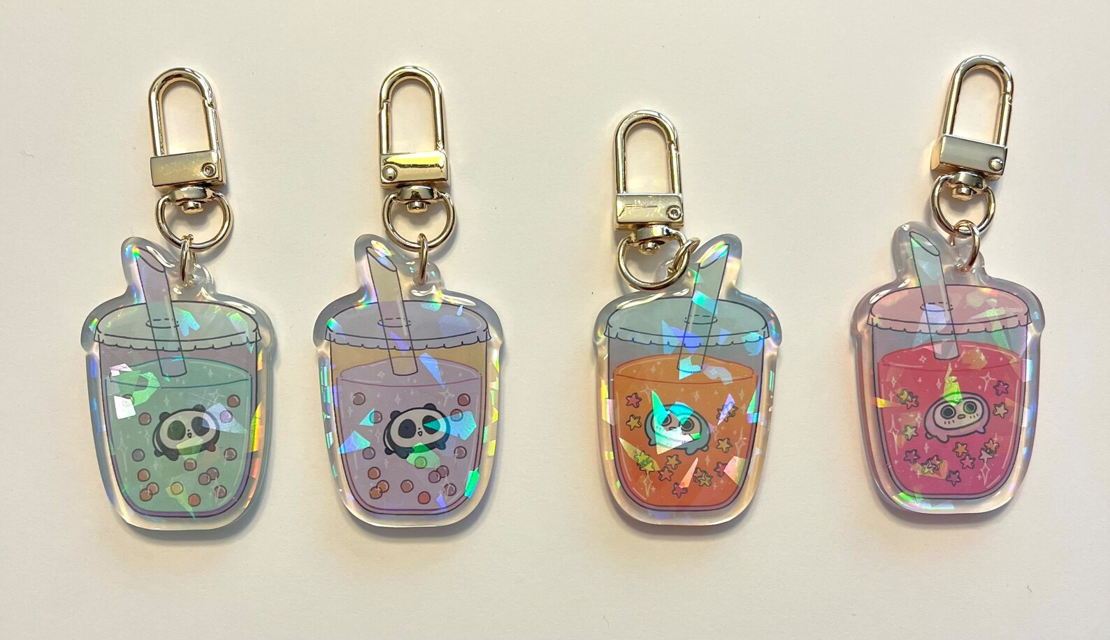 Animal Boba Tea Keycharms 2'' - Etsy