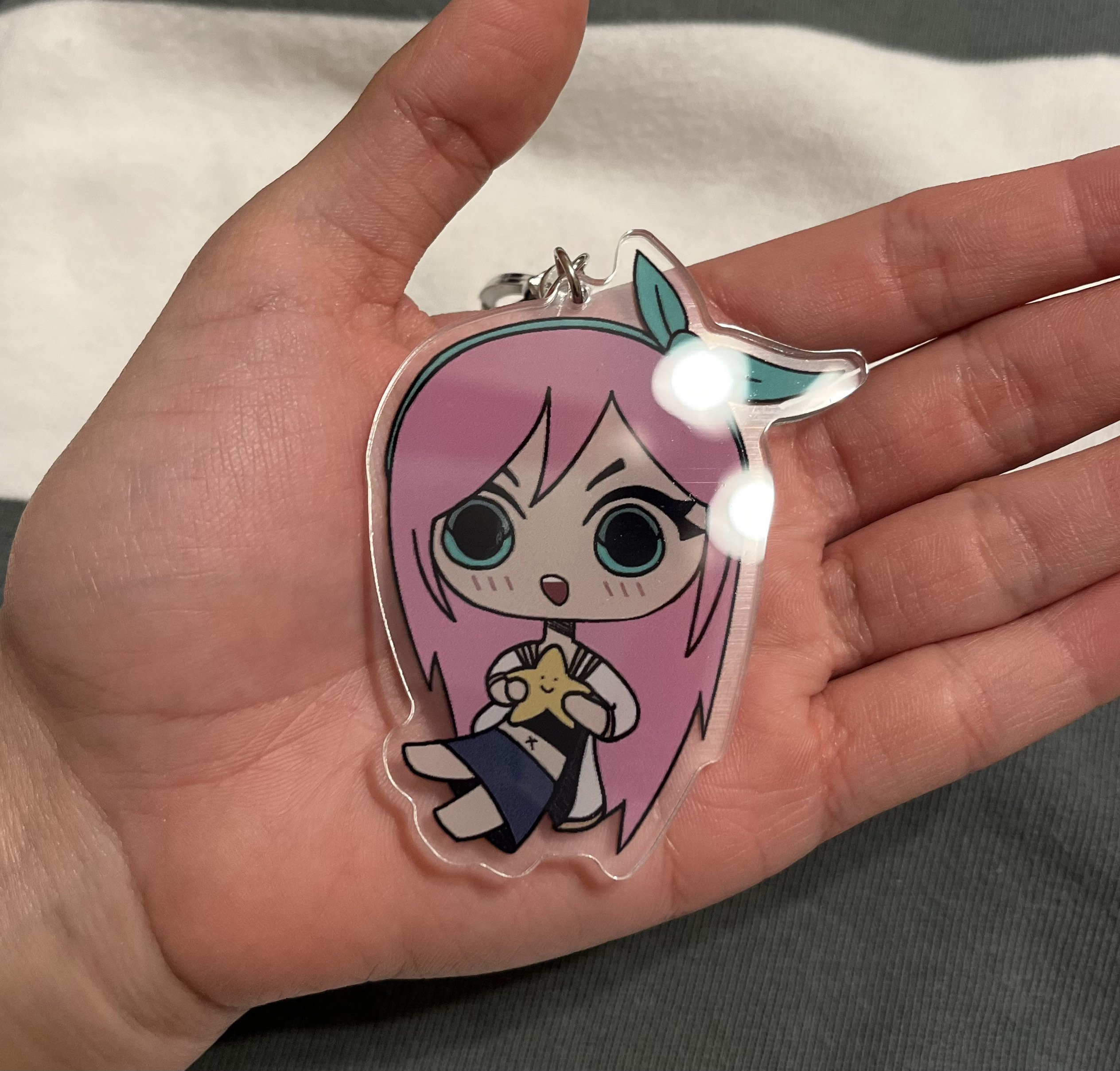 AUBREY KEYCHAIN Fanmade Omori Acrylic Keychain Star Themed - Etsy