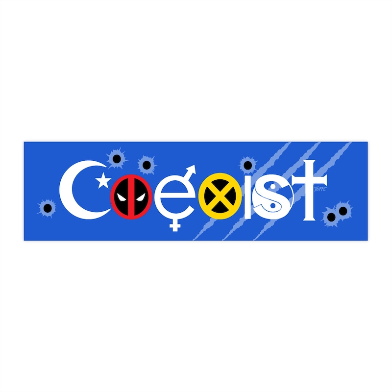 Coexist Sticker - Etsy