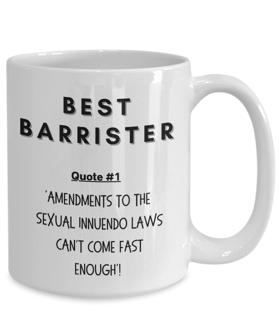 Gift for Barrister, Barrister, Funny Attorney Gift, Innuendo, Law ...