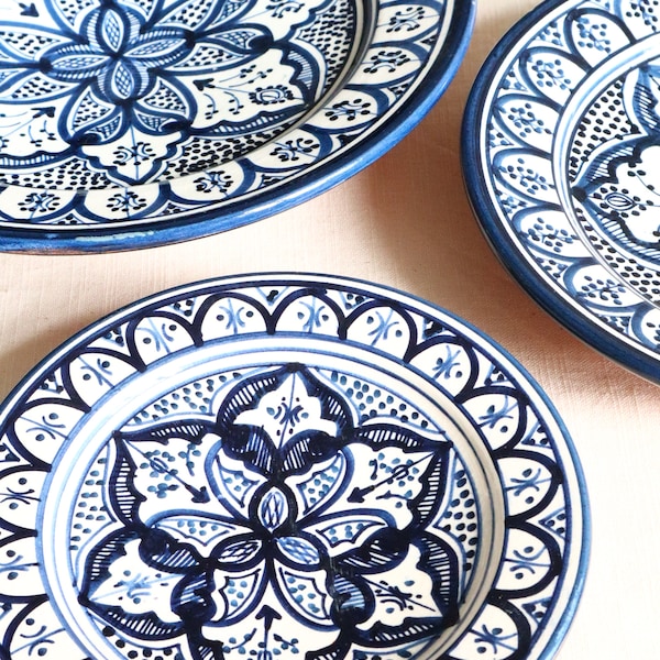 Moroccan Plate - Etsy UK
