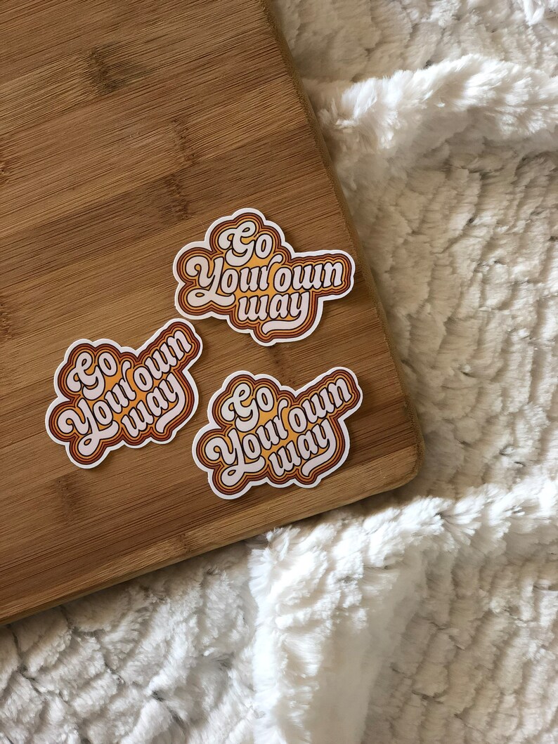 Go Your Own Way Sticker Stevie Nicks Inspired Fleetwood Mac Boho ...