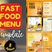 Fast Food Menu Template: Editable Restaurant Menu (PDF Instant Download ...