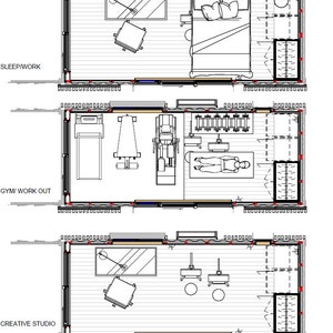 20FT Shipping Container - Single Door Sleepout/studio - Full ...