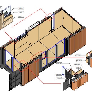 20FT Shipping Container - Single Door Sleepout/studio - Full ...