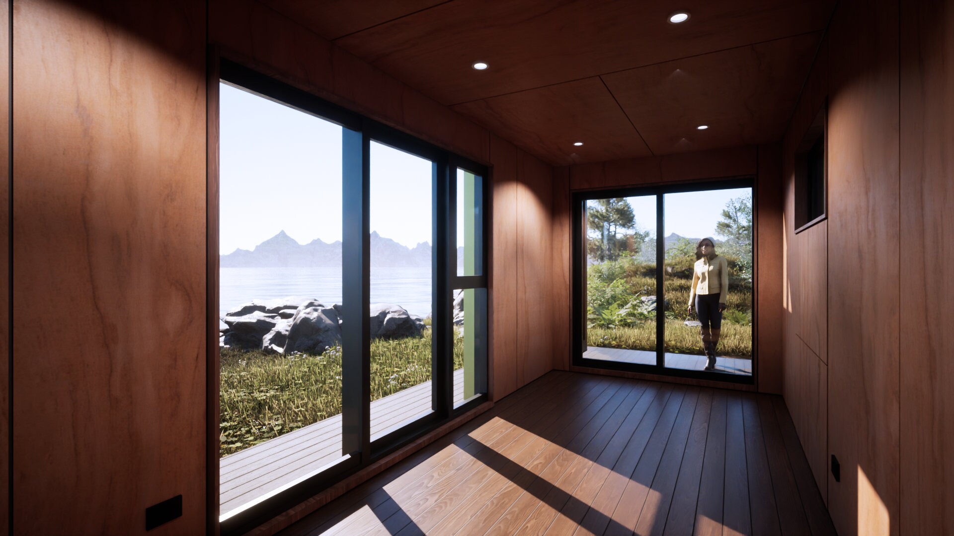 20FT Shipping Container - Single Door Sleepout/studio - Full ...