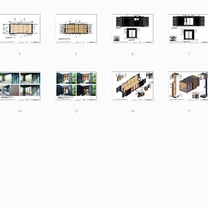 20FT Shipping Container Sleepout/studio - Full Architectural Plans - Etsy
