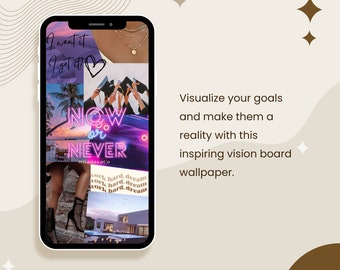 Phone Wallpaper Vision Board - Etsy