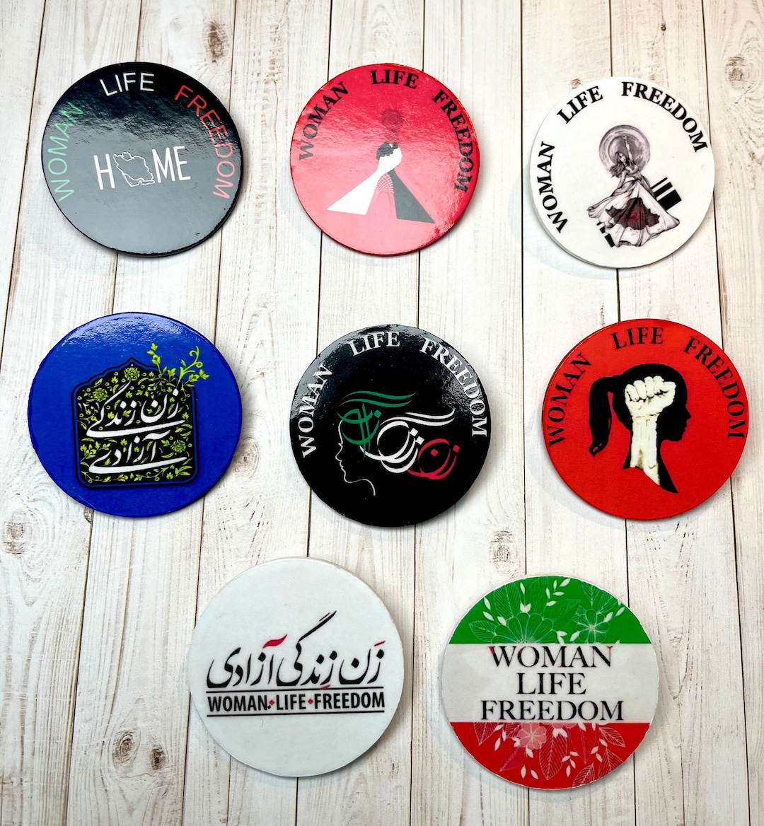 Woman Life Freedom Pin - Etsy