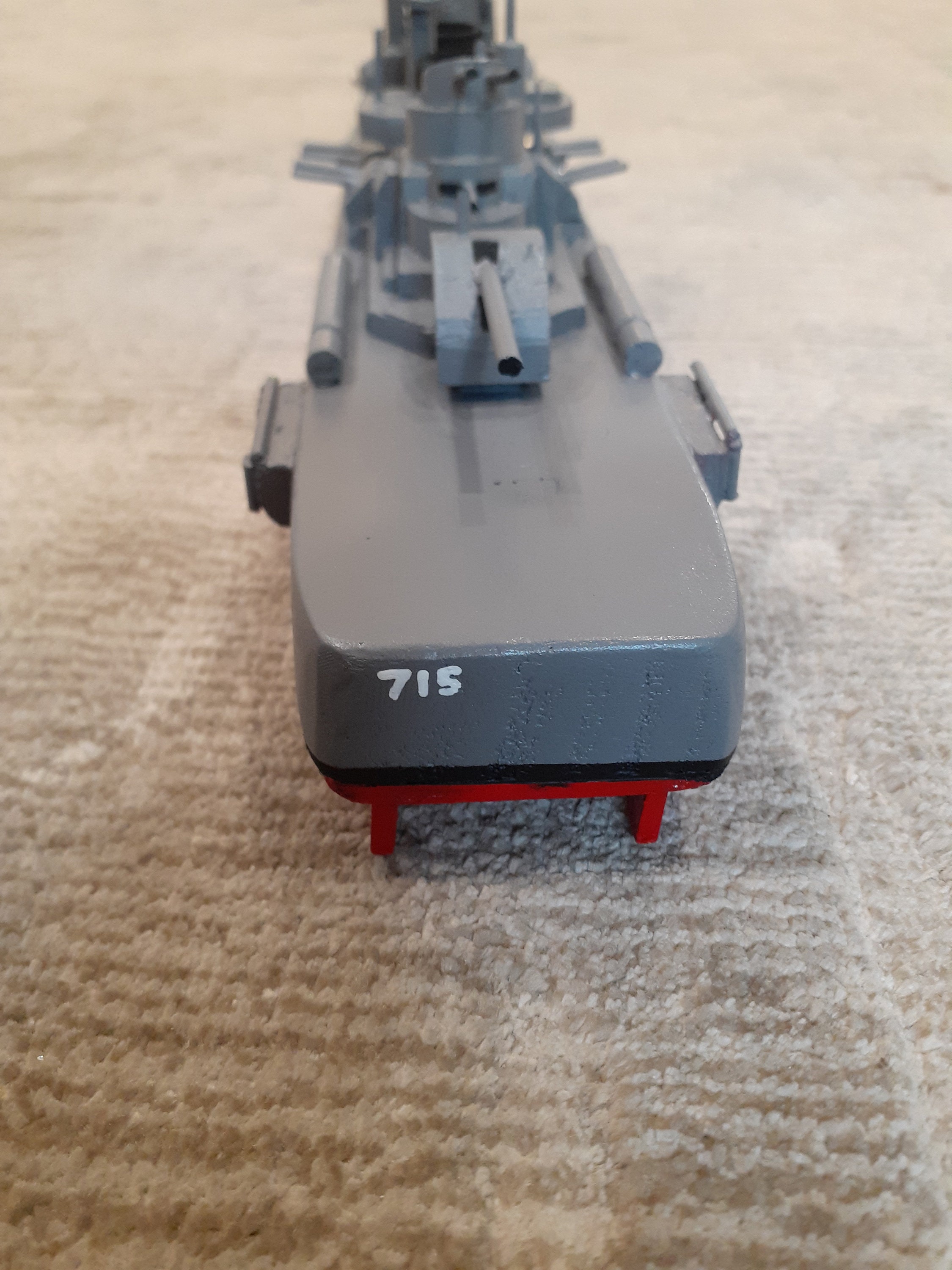 Wooden Battleship Handmade Model Toy of Navy Destroyer - Etsy