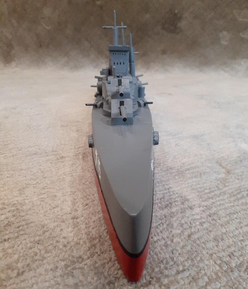 Wooden Battleship Handmade Model Toy of Navy Destroyer - Etsy