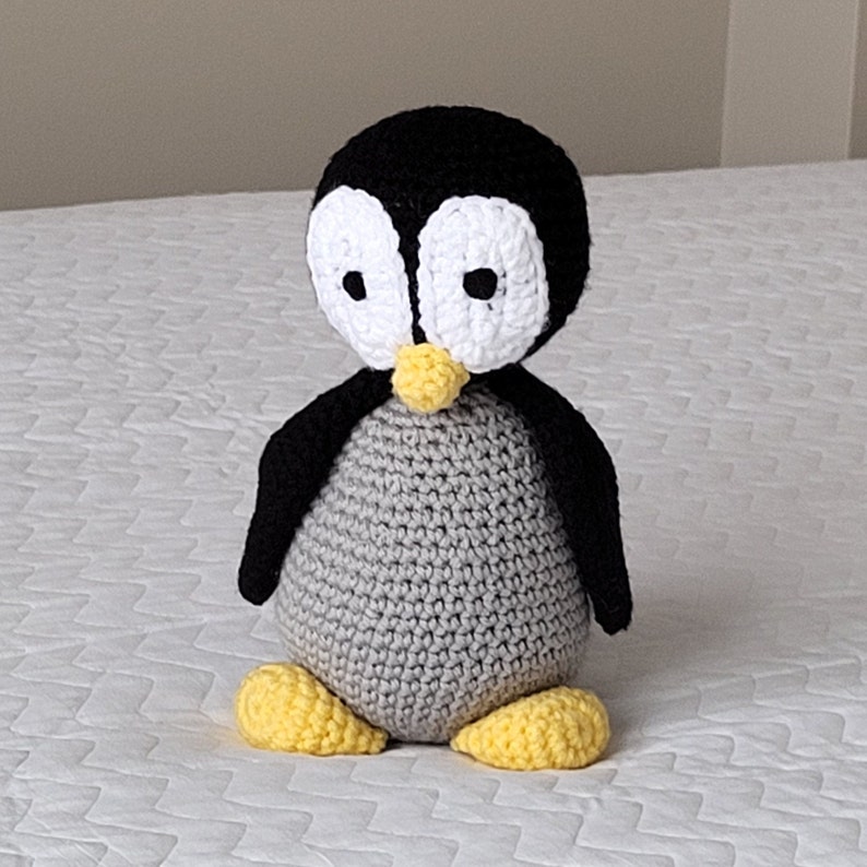 Peppy Penguin Crochet Stuffed Animal - Etsy