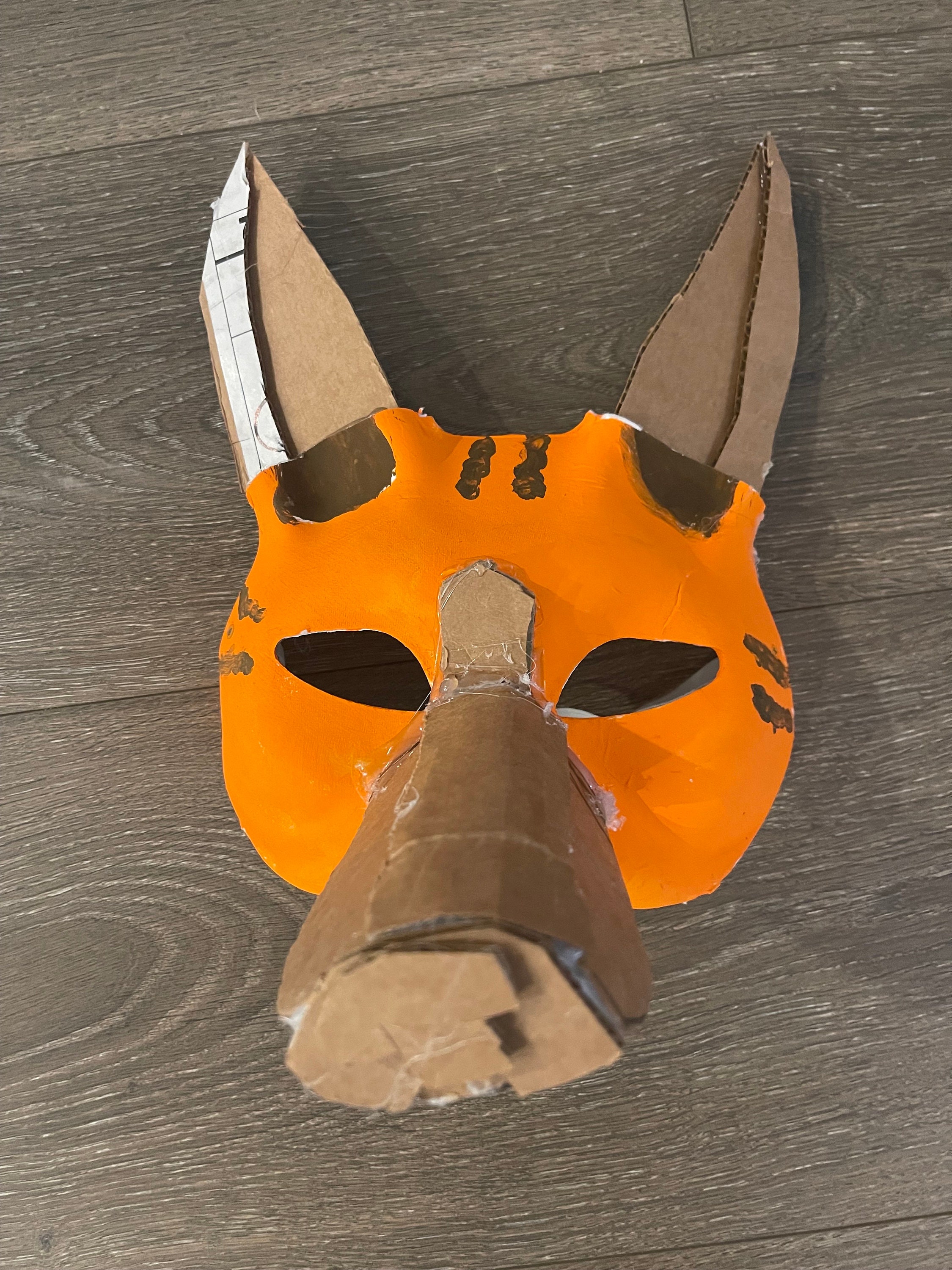 Wolf Therian Mask (decorate and Paint Yourself) - Etsy