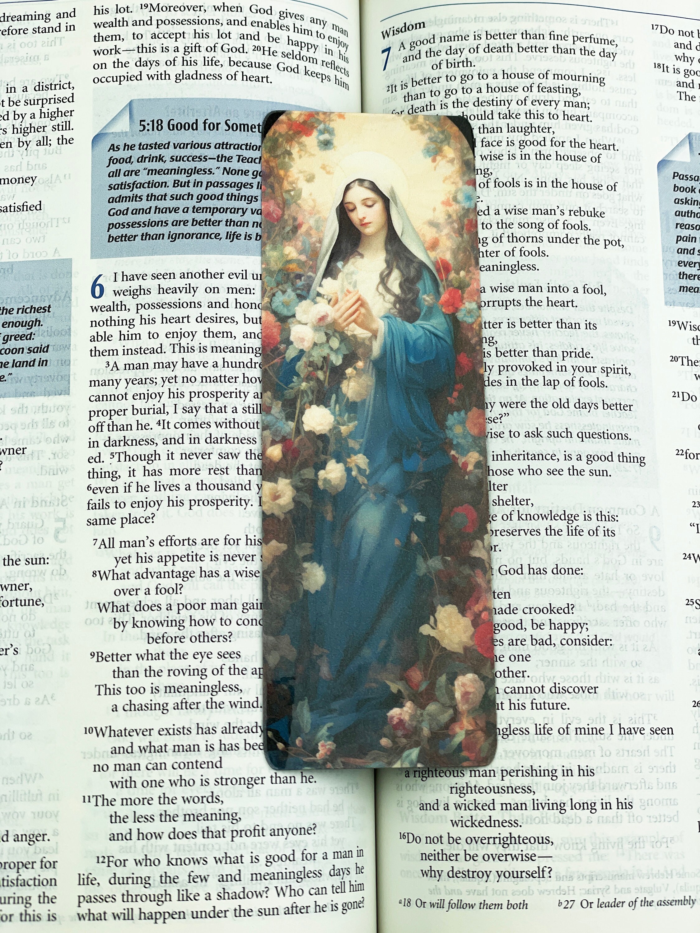 Catholic Virgin Mary Bookmarks Laminated Die Cut Bookmarks Bible ...