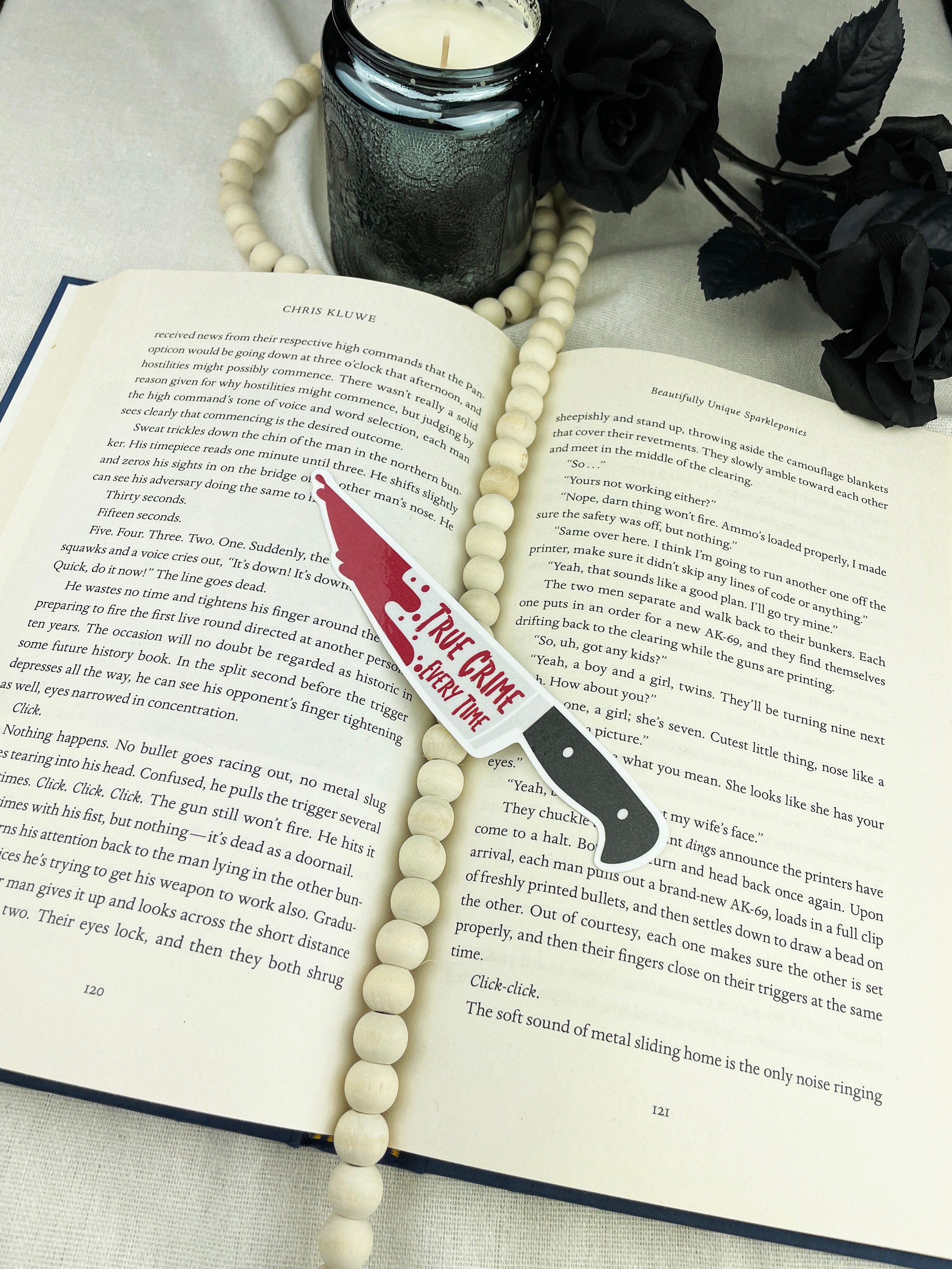 True Crime Every Time Bloody Bookmark Laminated Die Cut Bookmarks ...