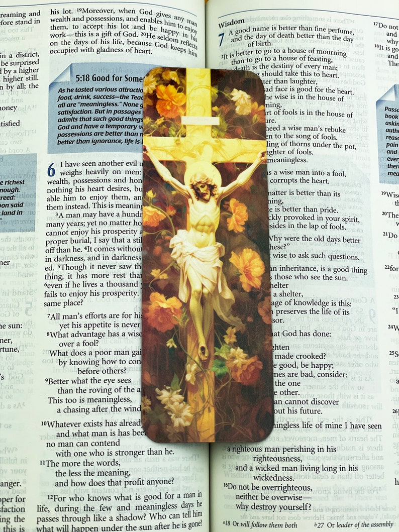 Catholic Crucifix Bookmarks Laminated Die Cut Bookmarks Jesus Bookmark ...