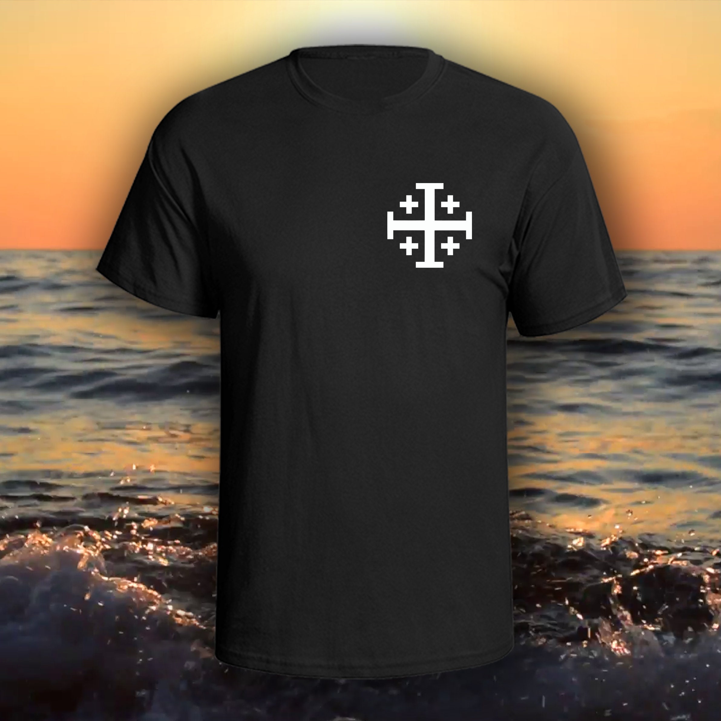 Crusaders / Jerusalem Cross T-shirt Christian Tshirt - Etsy
